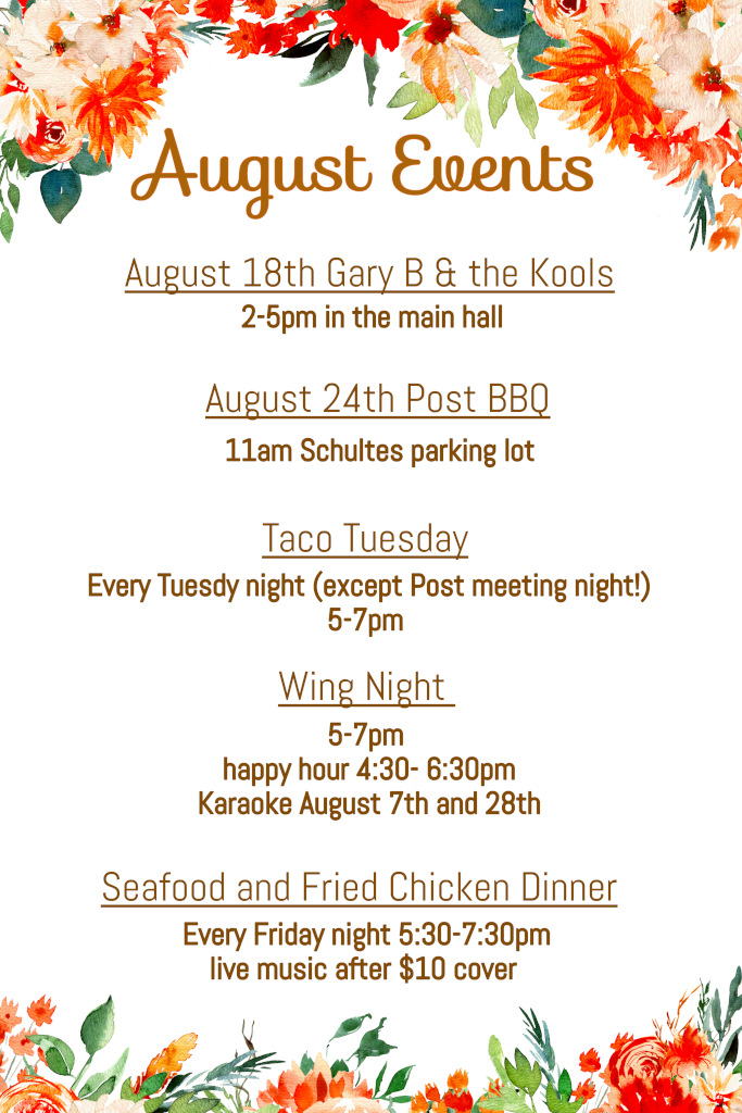 Calendar - The American Legion