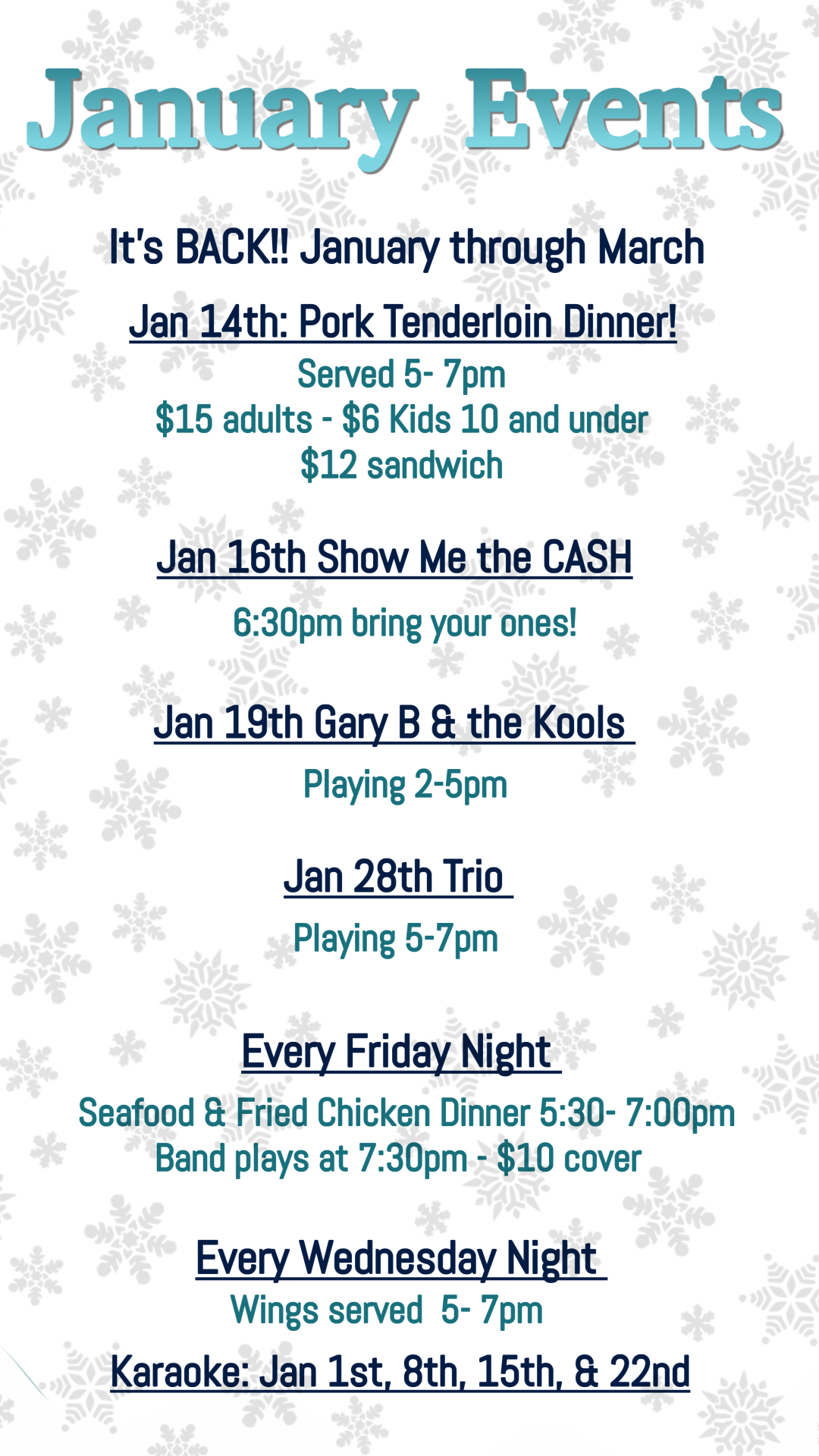 Calendar - The American Legion